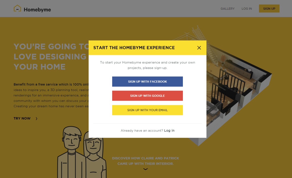 How to register on Homebyme – Welcome to HomeByMe!